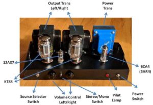 KT88 SE(Single Ended) Stereo Amp. – Winds in my Mind(머릿속의 바람)